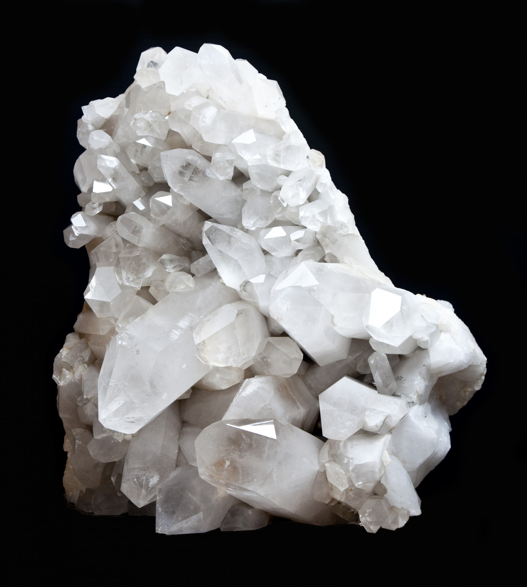 Gigantic Quartz Crystal Cluster | Dale Rogers Ammonite