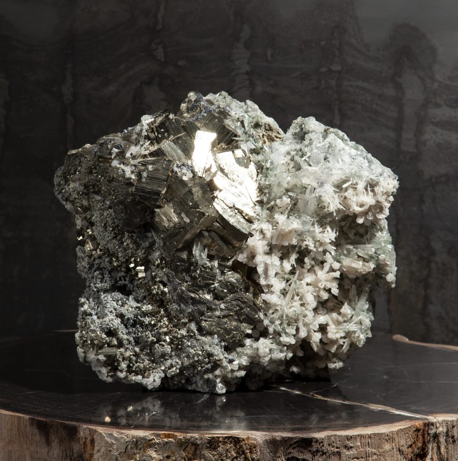 Pyrite & Quartz Cluster | Dale Rogers Ammonite