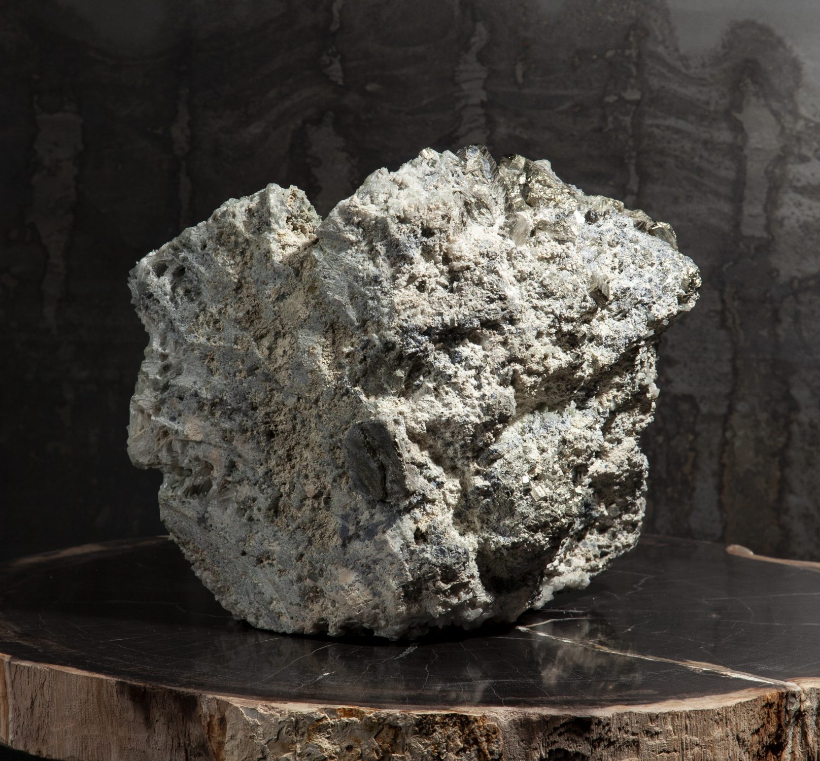 Pyrite & Quartz Cluster | Dale Rogers Ammonite