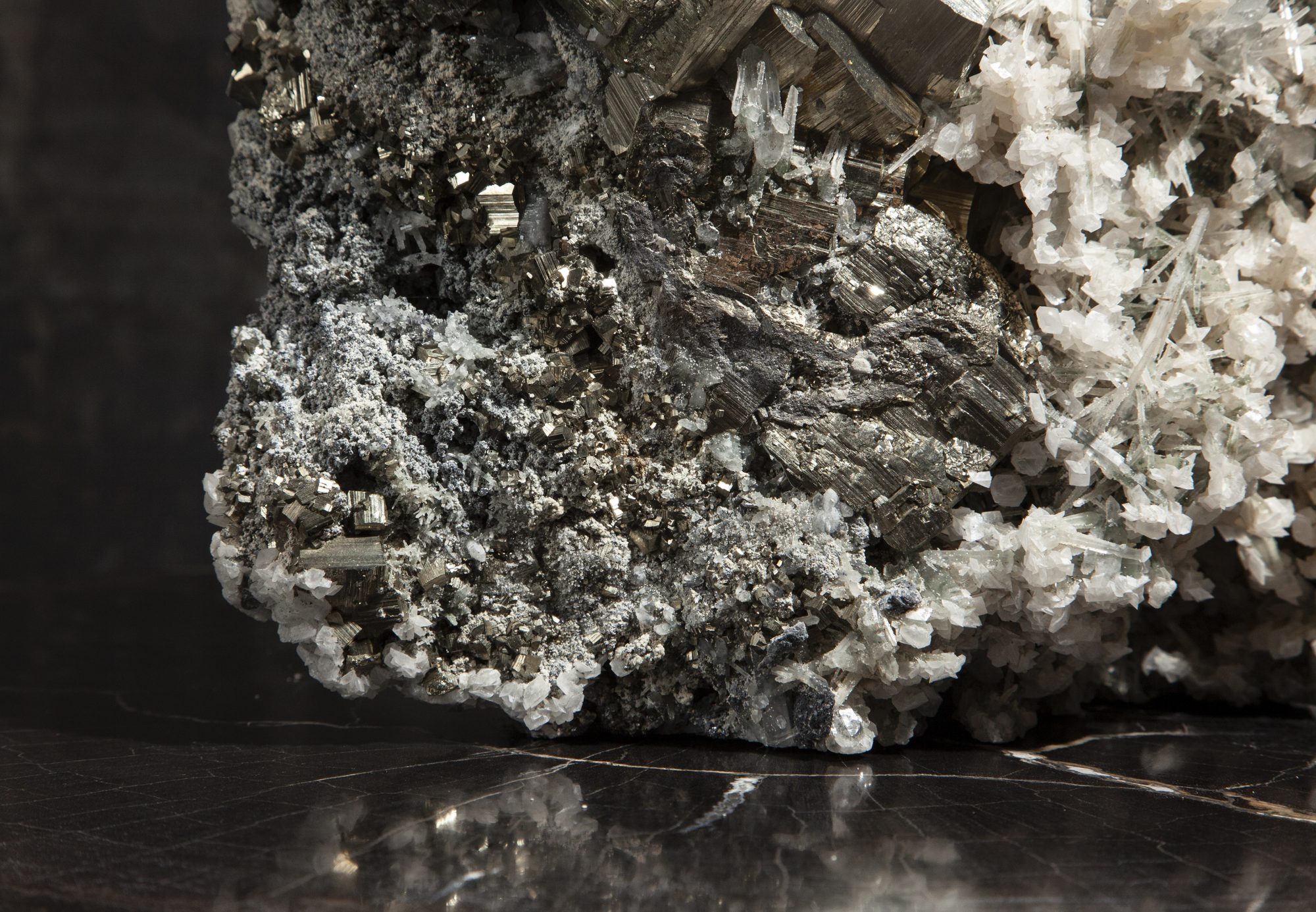 Pyrite & Quartz Cluster | Dale Rogers Ammonite